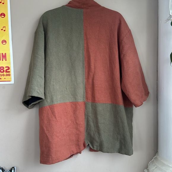 Apari | Jackets & Coats | Apari Colorblock Haori Matchaterracotta ...